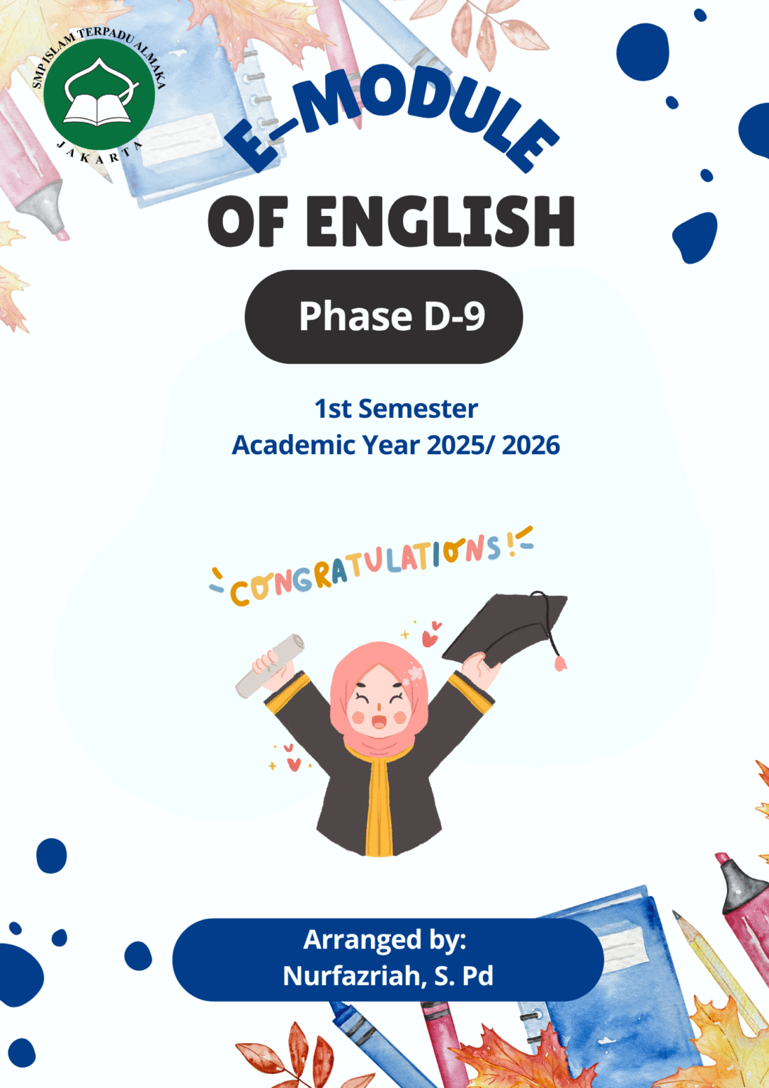 E-Modul Bahasa Inggris Fase D9 – Ruang Belajar SMPIT ALMAKA